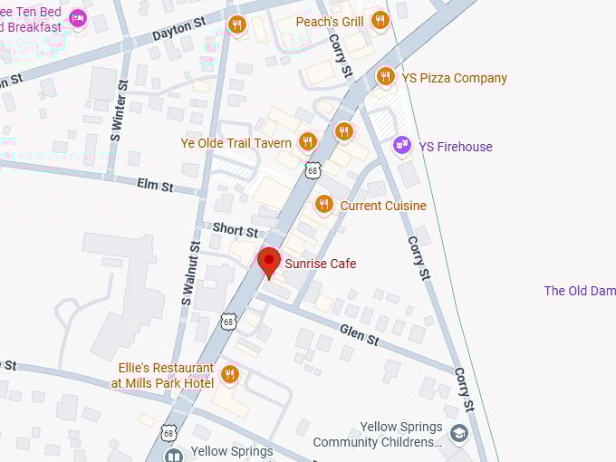 16. sunrise cafe map