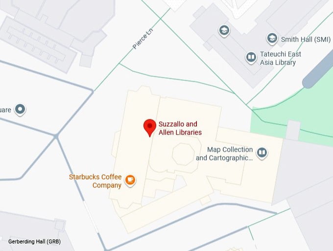 16. suzzallo and allen libraries map