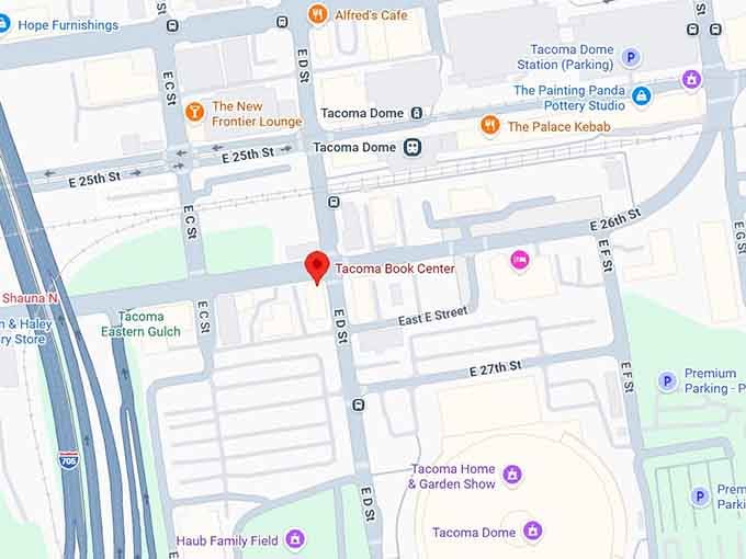 16. tacoma book center map