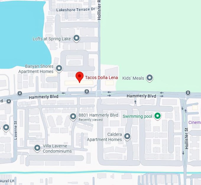 16. tacos do&ntilde;a lena (8788 hammerly blvd g) map