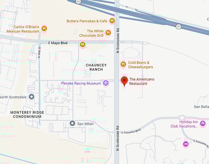 16. the americano map