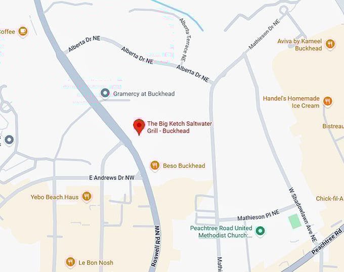 16. the big ketch saltwater grill buckhead map