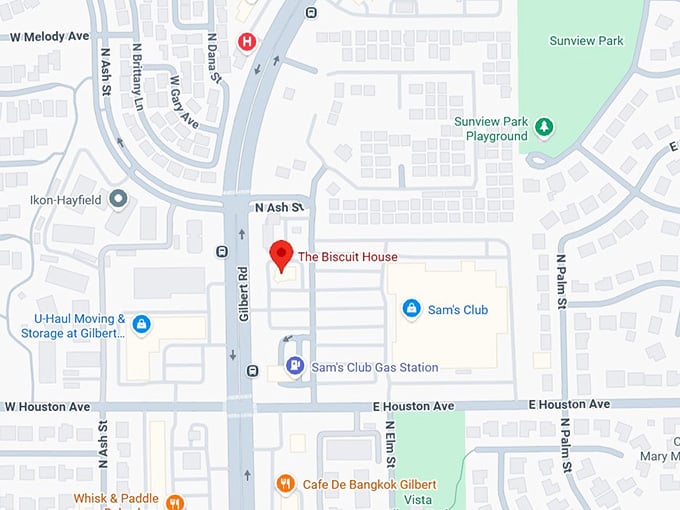 16. the biscuit house map