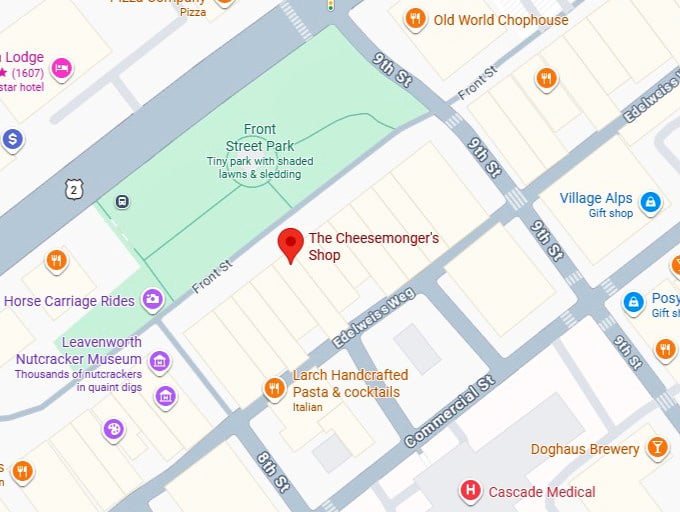 16. the cheesemonger's shop's map