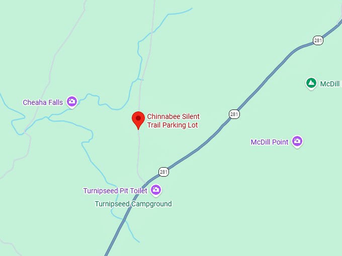 16. the chinnabee silent trail map