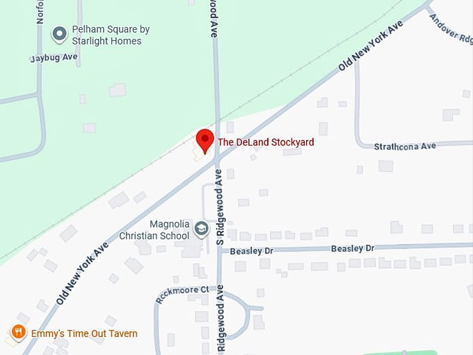 16. the deland stockyard's map
