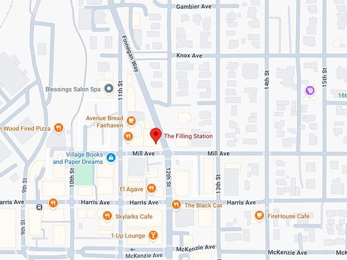 16. the filling station (1138 finnegan way) map