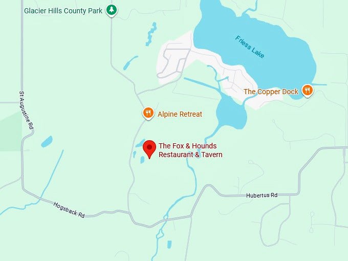 16. the fox & hounds restaurant & tavern's map