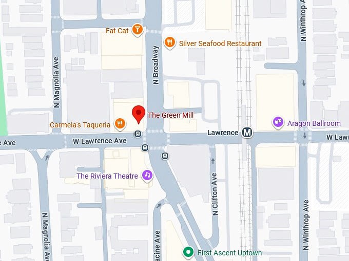 16. the green mill's map