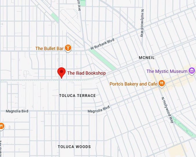 16. the iliad bookshop map