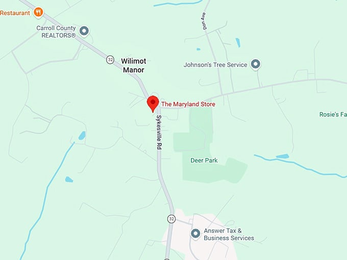 16. the maryland store map