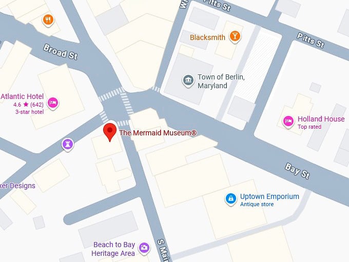 16. the mermaid museum&reg; map