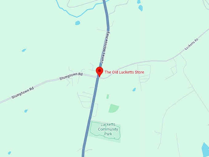 16. the old lucketts store map