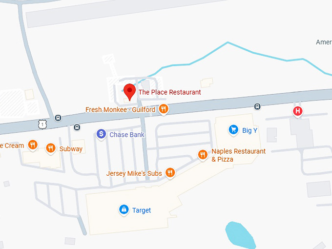 16. the place restaurant map