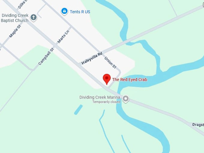 16. the red eyed crab's map