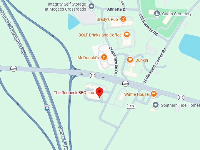 16. the redneck bbq lab map