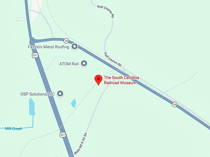 16. the south carolina railroad museum map