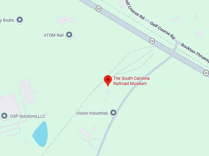 16. the south carolina railroad museum map