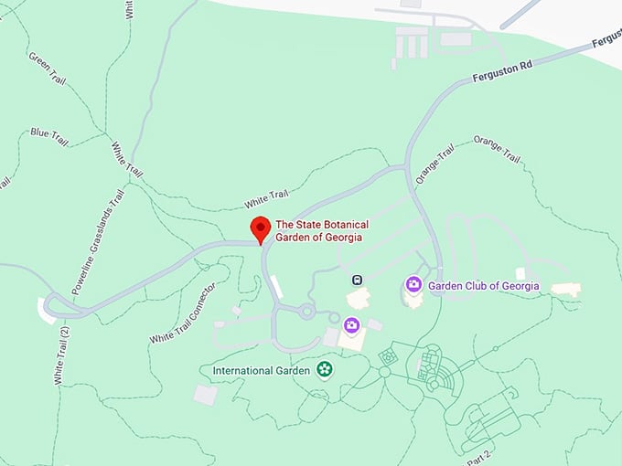 16. the state botanical garden of georgia map