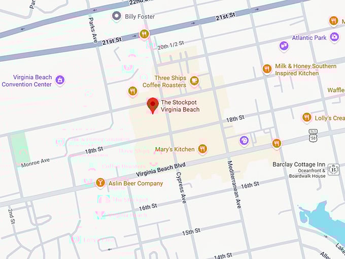 16. the stockpot map