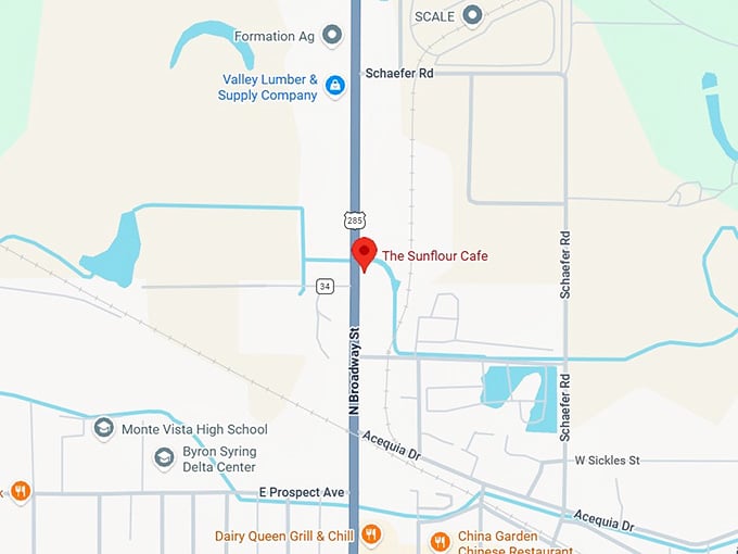 16. the sunflour cafe map