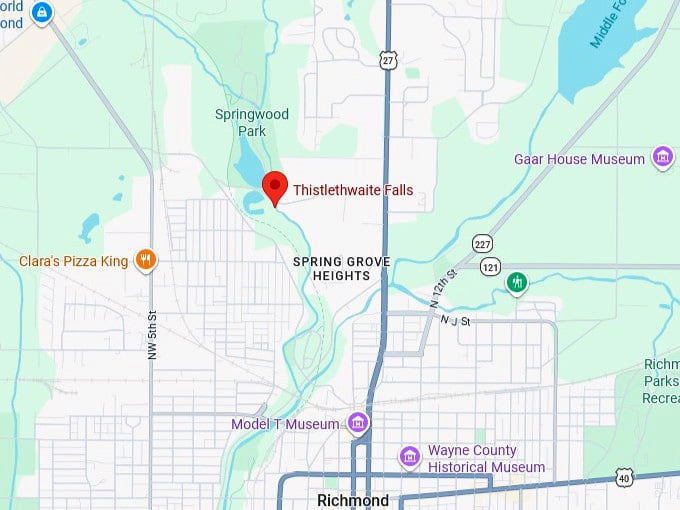 16. thistlethwaite falls map