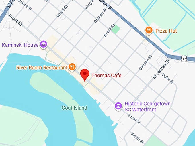 16. thomas cafe map