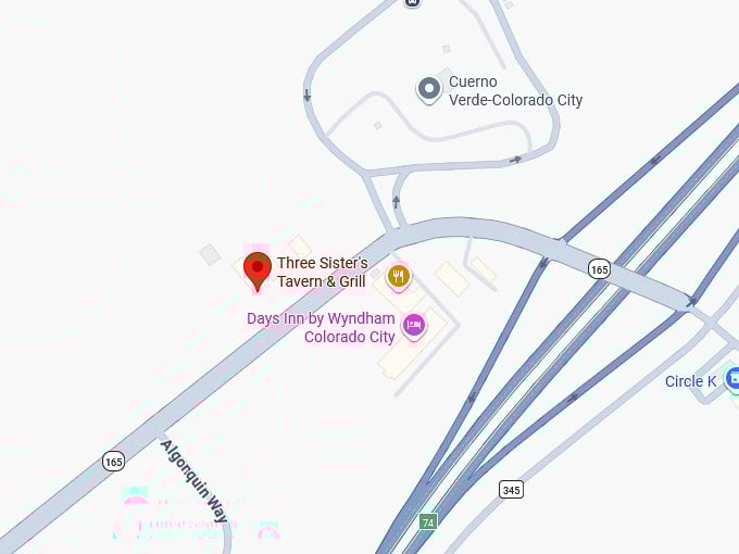 16. three sister's tavern & grill map