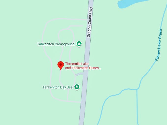 16. threemile lake trail map