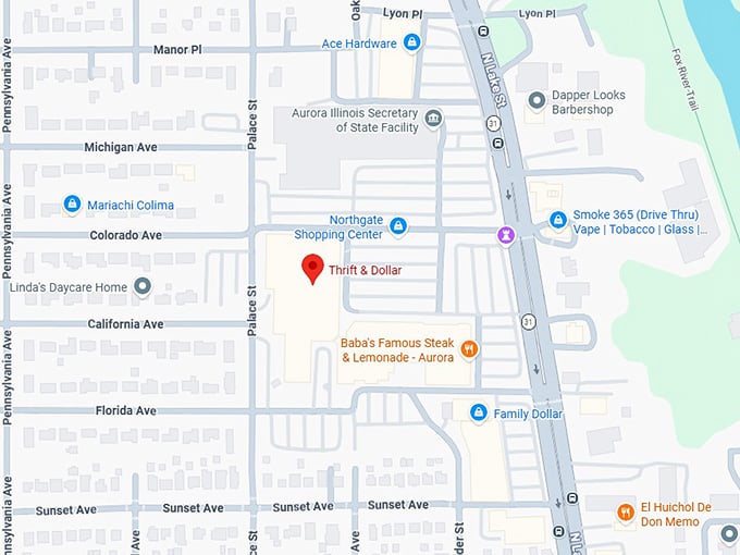 16. thrift & dollar inc map