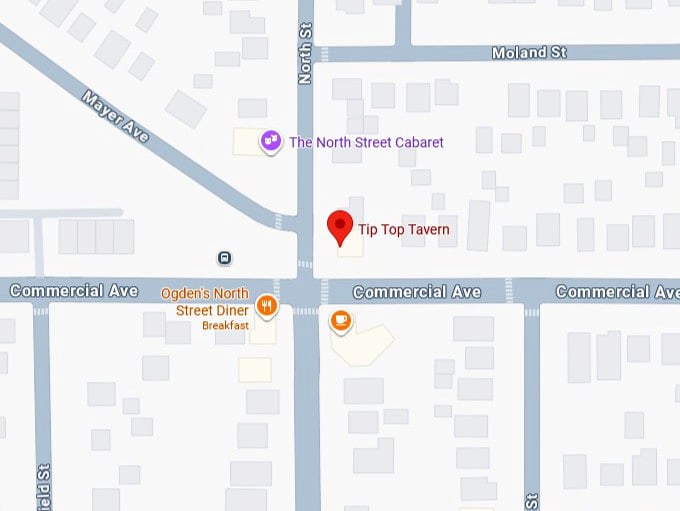 16. tip top tavern's map