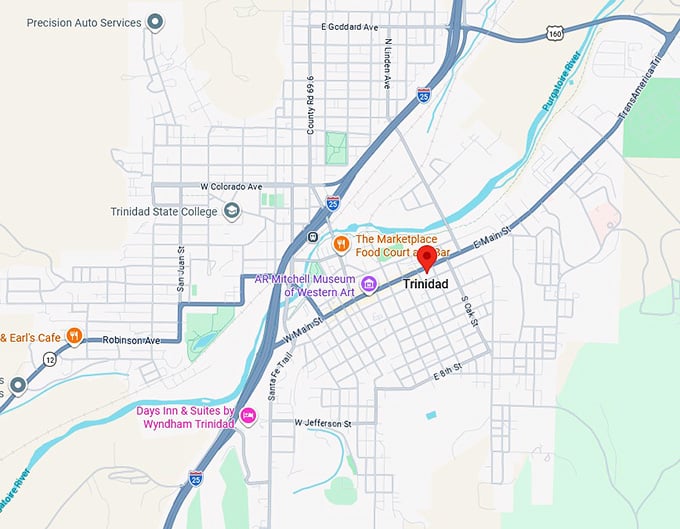 16. trinidad, co map