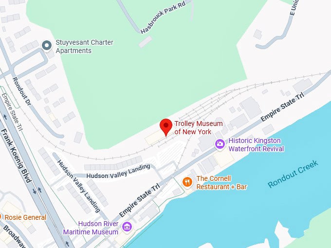 16. trolley museum of new york map