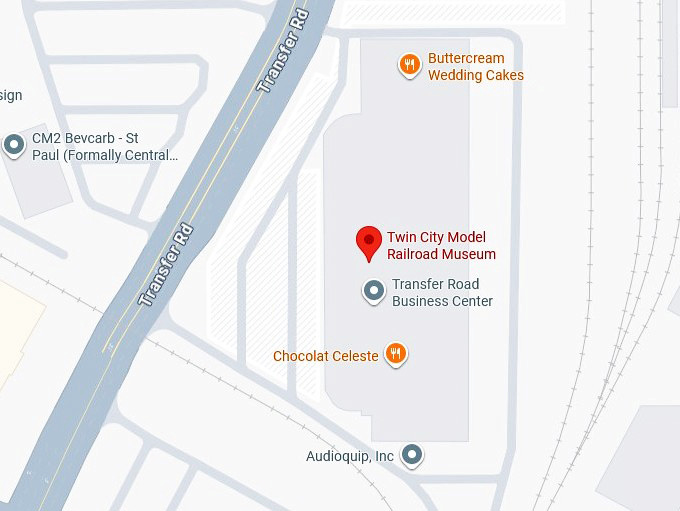 16. twin city model railroad museum map