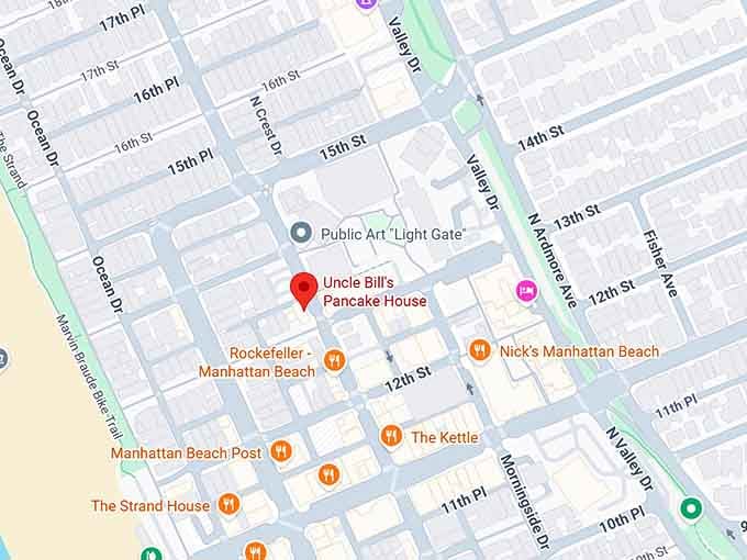 16. uncle bill's pancake house map