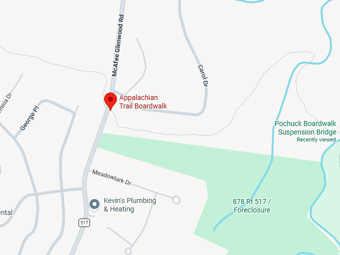 16. vernon boardwalk via appalachian trail map