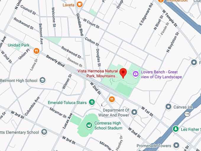 16. vista hermosa natural park, mountains recreation & conservation authority map