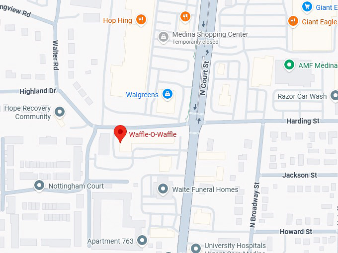 16. waffle o waffle map