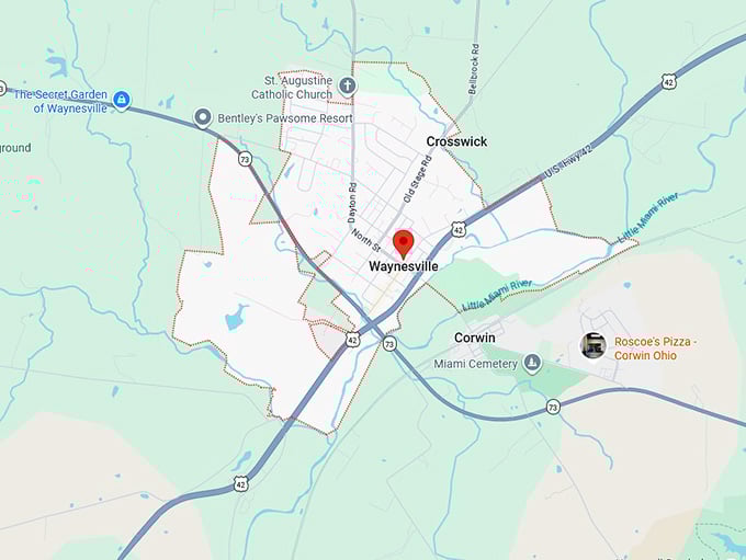 16. waynesville, oh map