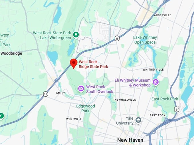 16. west rock ridge state park map