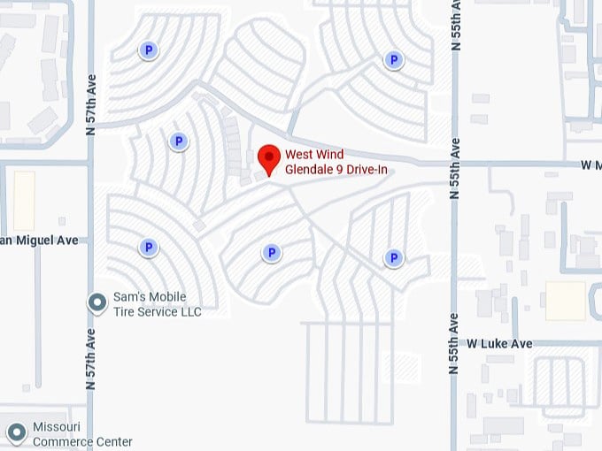 16. west wind glendale 9 drive in map
