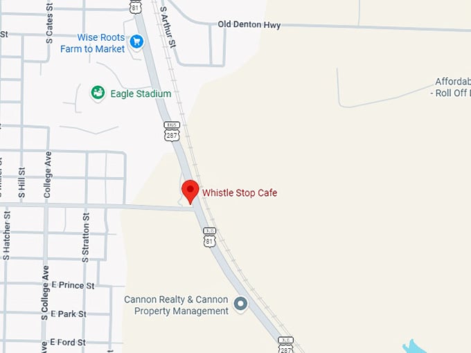 16. whistle stop cafe map