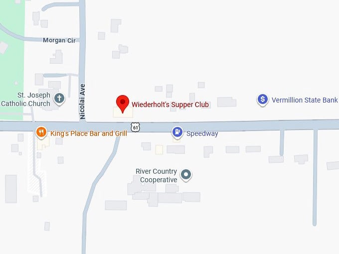 16. wiederholt's supper club's map