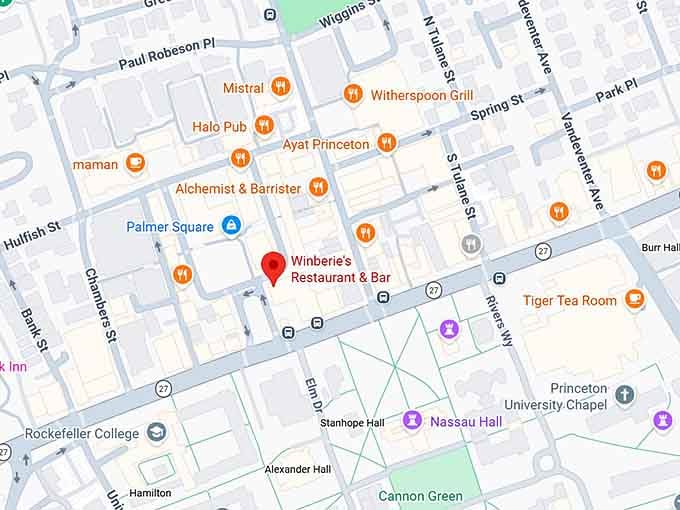 16. winberie's restaurant & bar map