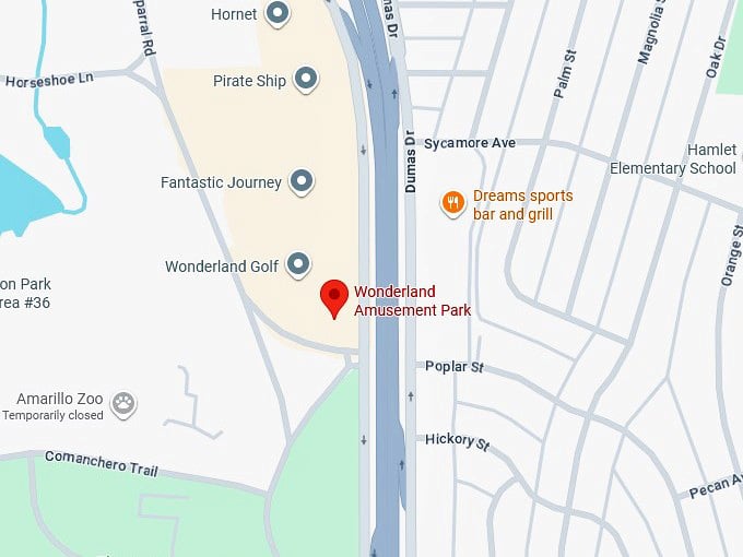 16. wonderland amusement park map