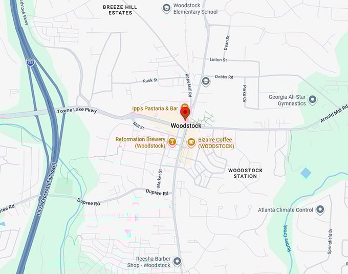 16. woodstock, ga map