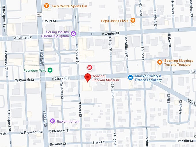 16. wyandot popcorn museum map
