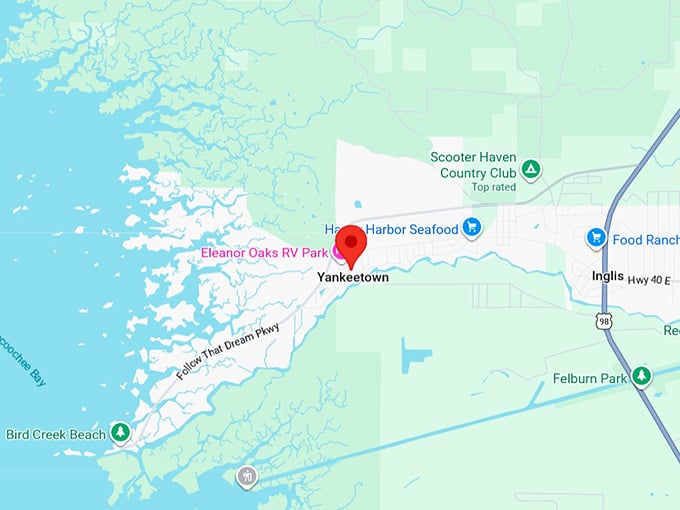 16. yankeetown fl map