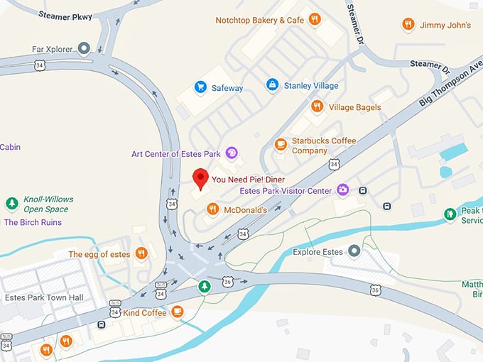 16. you need pie! diner map