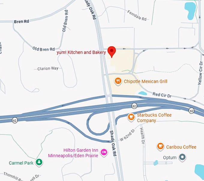 16. yum! kitchen and bakery map